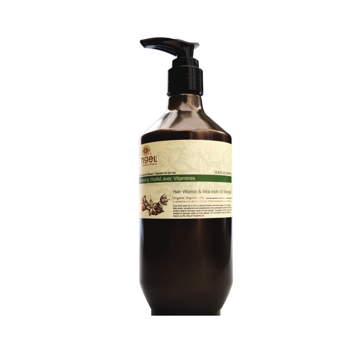 Hair Vitamin & Inca Inchi Oil Shampoo 400ml - Shampoo Plus